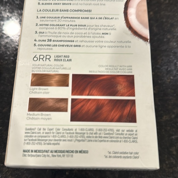 Hair | Clairol Natural Instincts 6rr Light Red | Poshmark